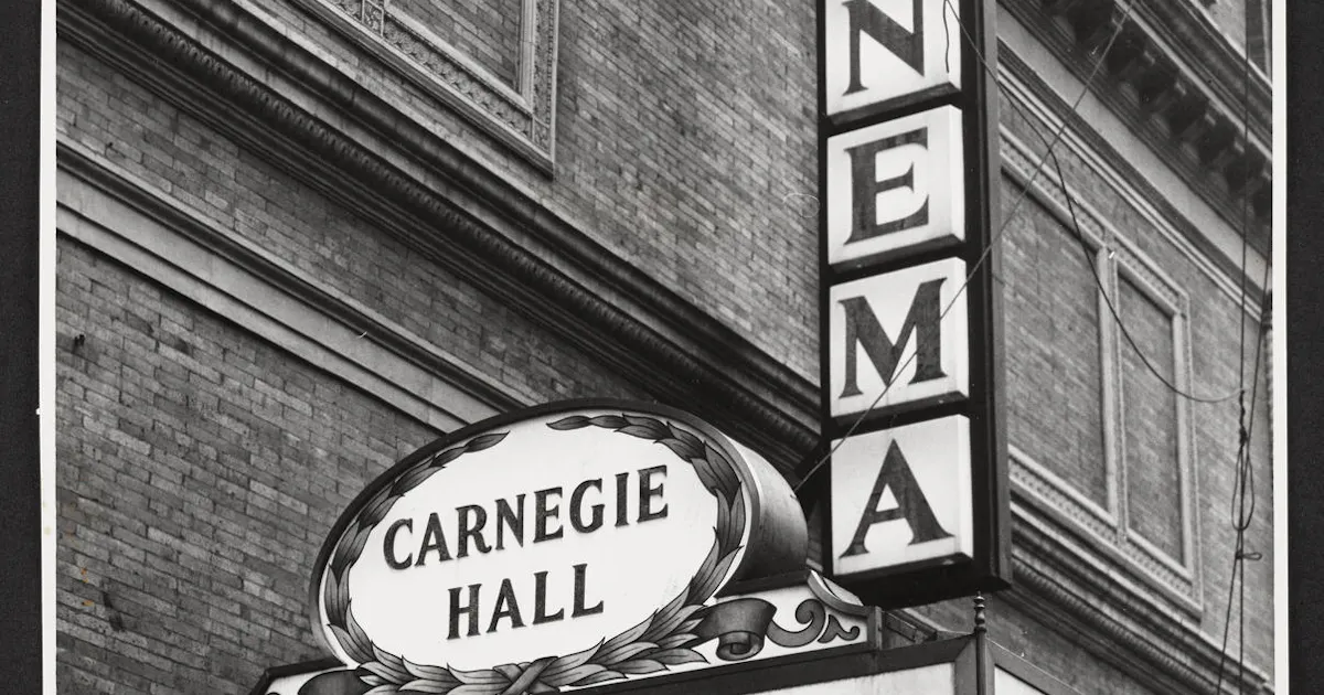 History of Film Screenings at Carnegie Hall | Carnegie Hall